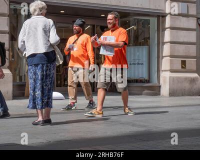 face to face chugger, Street Charity Collector, collecting in Central ...
