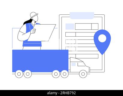 Customs declaration abstract concept vector illustration Stock Vector ...