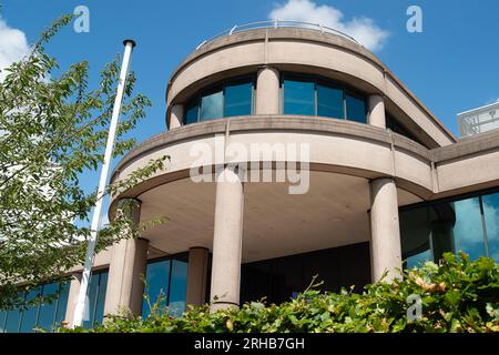 Slough, Berkshire, UK. The Virgin Media O2 offices on the A4 Bath Road ...