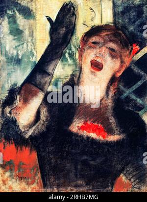 The SInger in Green, Edgar Degas, circa 1884, Metropolitan Museum of ...