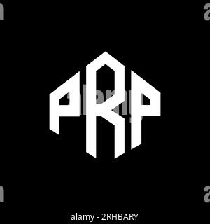PRP letter logo design with polygon shape. PRP polygon and cube shape ...