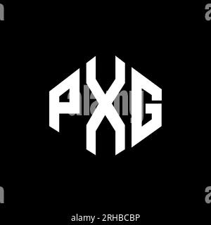 PXG letter logo design with polygon shape. PXG polygon and cube shape ...