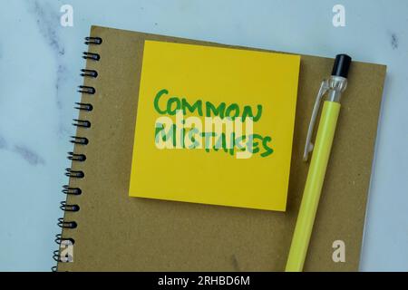 Marketing Fail write on sticky notes isolated on Wooden Table Stock ...