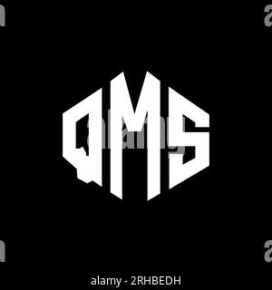 QMS logo. QMS letter. QMS letter logo design. Initials QMS logo linked ...