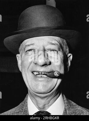 Former Governor of New York Alfred E. Smith, (1873-1944), celebrating ...