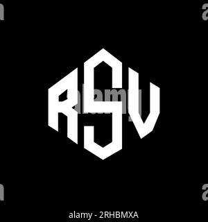 RSV, RSV logo, RSV letter, RSV polygon, RSV hexagon, RSV cube, RSV ...