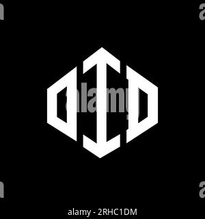 OID letter logo design with polygon shape. OID polygon and cube shape ...