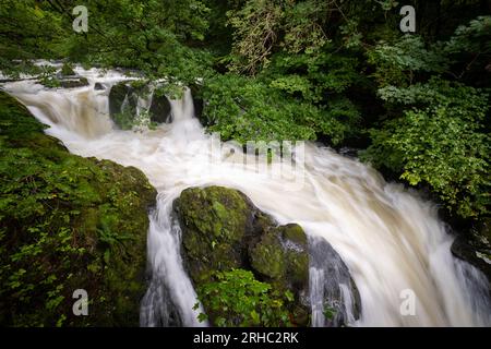 Waterfalls around Elterwater, Skelwith Force and Colwith Force Stock ...