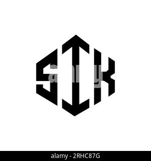 SIK letter logo design with polygon shape. SIK polygon and cube shape ...