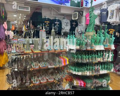 Statue of Liberty display at a Souvenir store along 5th Avenue in ...