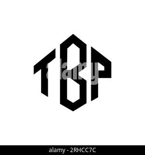 TBP letter logo design with polygon shape. TBP polygon and cube shape ...