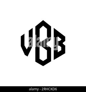 VBB letter logo design with polygon shape. VBB polygon and cube shape ...