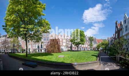 Amsterdam, Netherlands - May 6, 2022: Old wooden vessels moored in the ...