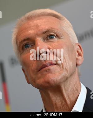 Wiesbaden, Germany. 16th Aug, 2023. Martina Link, Vice President of the ...