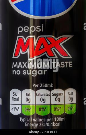 Close-up of logo on Pepsi Cola glass in a restaurant setting, Gilroy ...