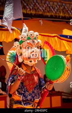 Tak Tok Festival, Tak Tok Gompa, Ladakh, India, 2023. Performed by ...