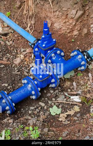 Incoming water meter valve arrangement to supply new building Stock ...