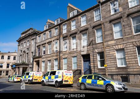 Exterior f of Leith police station in Leith, Edinburgh, Scotland, UK ...