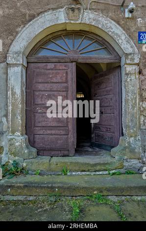 Chelmsko Slaskie little old town of wievers Lower Silesia Poland Stock ...