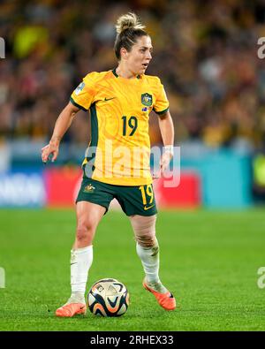 Katrina Gorry of the Matildas controls the ball during the ...
