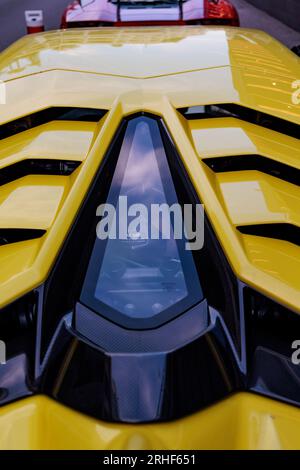 Lamborghini Aventador SVJ detail Stock Photo - Alamy