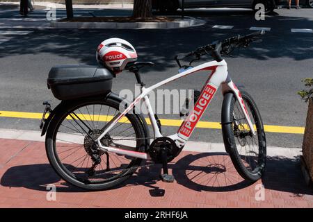 Monaco Police electric bike Stock Photo - Alamy