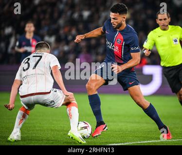 Goncalo Ramos of Paris during the French championship Ligue 1 football match between Toulouse FC ...