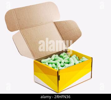 styrofoam flakes, Peanut biodegradable for Packaging , packaging ...