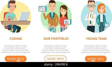 Programmer Infographics Set Stock Vector Image & Art - Alamy