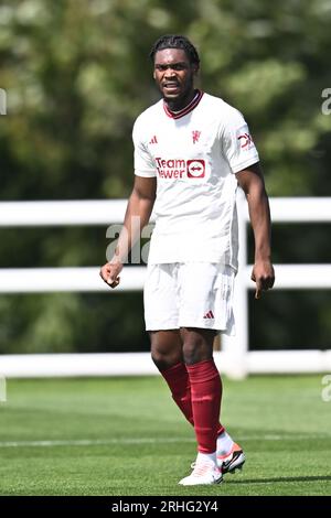 BECKENHAM, ENGLAND - AUGUST 14: Teden Mengi of Manchester United during ...