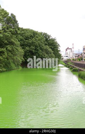 Yamagata City, Yamagata Prefecture, Japan, August 13, 2023.An old ...