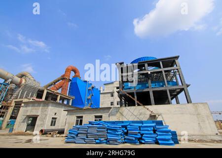 rotary kiln waste heat power generation system in a cement ...