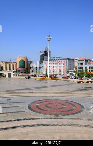 square landscape architecture in Hebei Province, China Stock Photo - Alamy