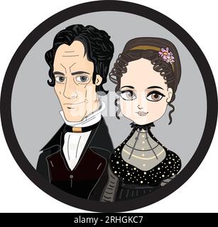Ada Lovelace And Charles Babbage Together