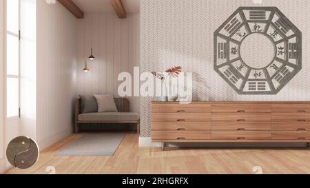 Interior design project with feng shui consultancy, modern biophilic ...