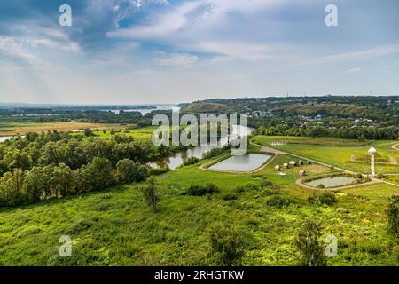 The famous Shishkin ponds in Yelabuga. Tatarstan Stock Photo - Alamy