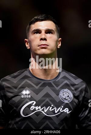 Joe Walsh Goalkeeper of Queens Park Rangers takes on liquid during the ...