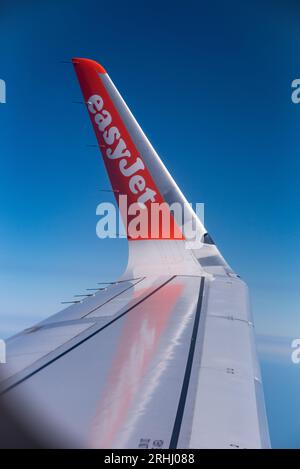 EasyJet plane with its distinctive orange and white livery Stock Photo ...