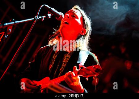 Edinburgh, Scotland. Wed 16 August 2023. Canadian singer LT Leif and ...