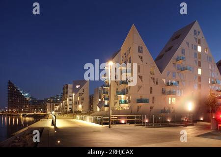 The Iceberg houses, Aarhus docklands, Denmark Stock Photo - Alamy