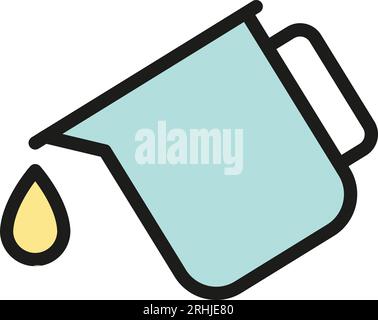 Paint digital jug icon outline vector. Edit tool. Scale rotate color ...