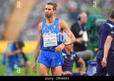 Gianmarco Tamberi (Italy). High Jump. European Championships Munich ...