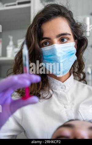 Needle mesotherapy. Rejuvenating treatment, wrinkle and skin injection ...