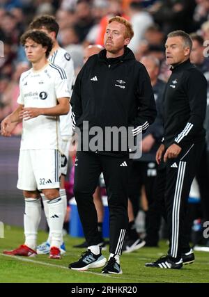 Rosenborg head coach Svein Maalen gestures during the UEFA Europa ...