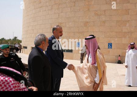 Riyadh, Saudi Arabia. 17th Aug, 2022. Jordan's Crown Prince Hussein (or ...