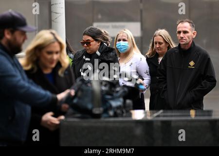 Melbourne, Australia. 18th Aug, 2023. Detective Acting Inspector Leigh ...