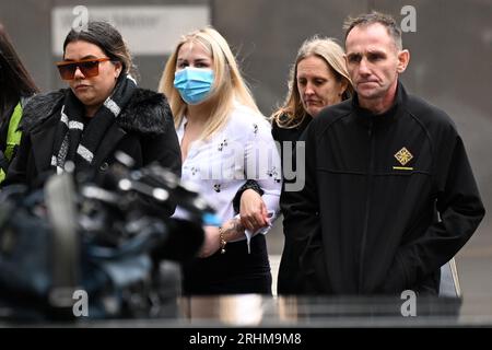 Melbourne, Australia. 18th Aug, 2023. Detective Acting Inspector Leigh ...