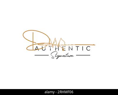 DW Signature Logo Template Vector Stock Vector Image & Art - Alamy