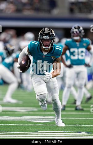 Jacksonville Jaguars wide receiver Parker Washington (11) is seen ...