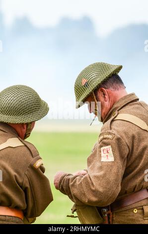 Home Guard (Dad's Army) display at the annual Goodwood Revival ...